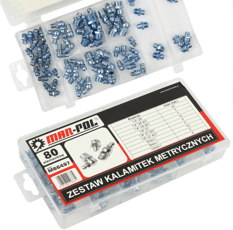 Set capete gresor decalimetru metrice – 80 de bucăți – Bjc tools